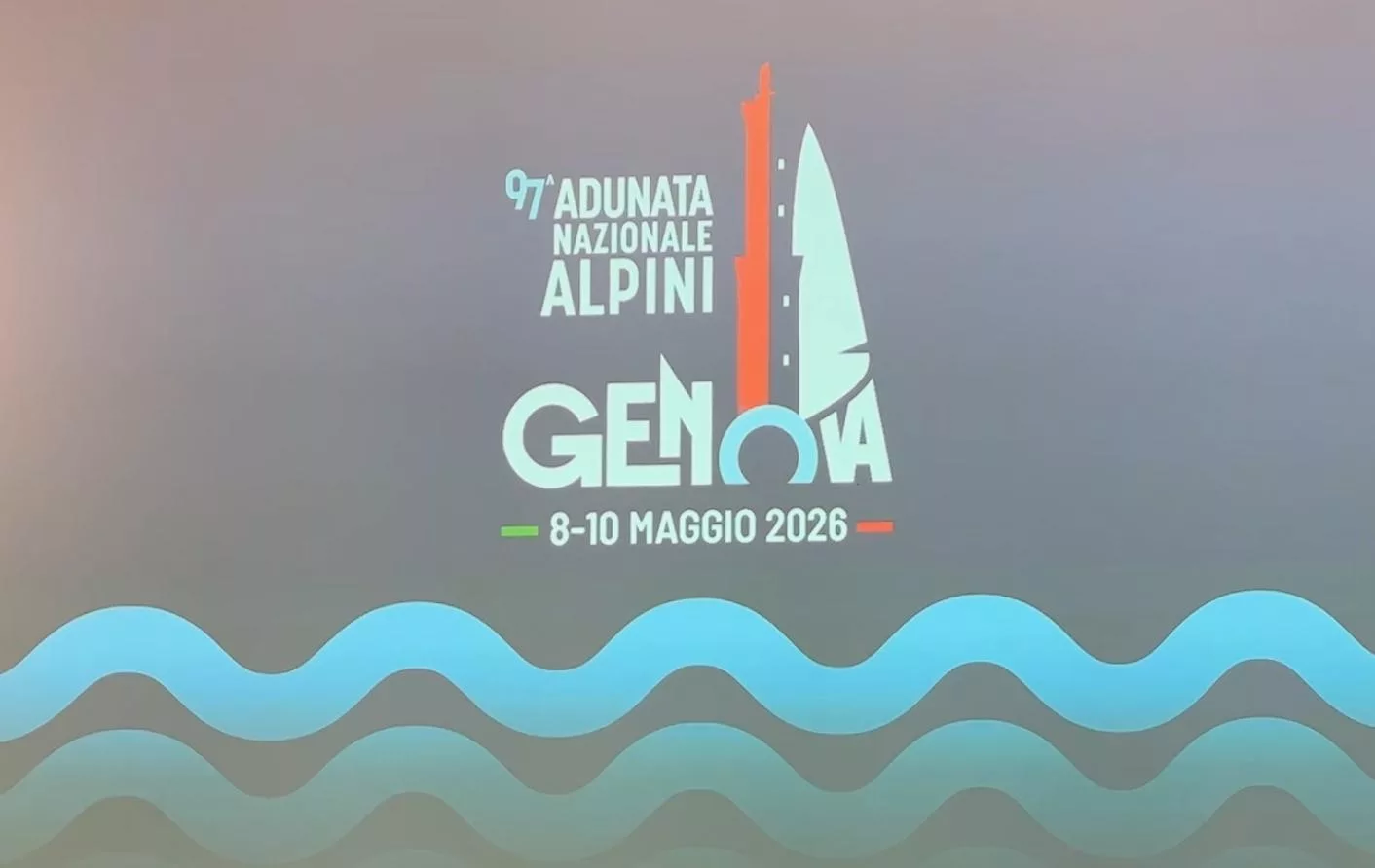 Presentato il logo dell'Adunata 2026 di Genova